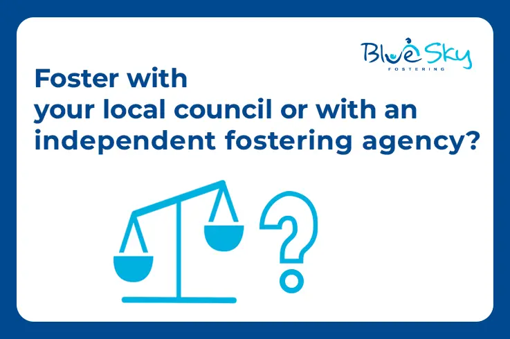 Foster with your local council authority, or an independent fostering ...